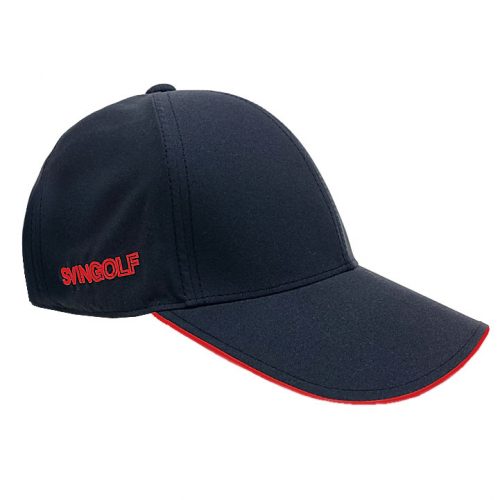 Solid Tour Cap (Navy/Red) - Svingolf Apparel