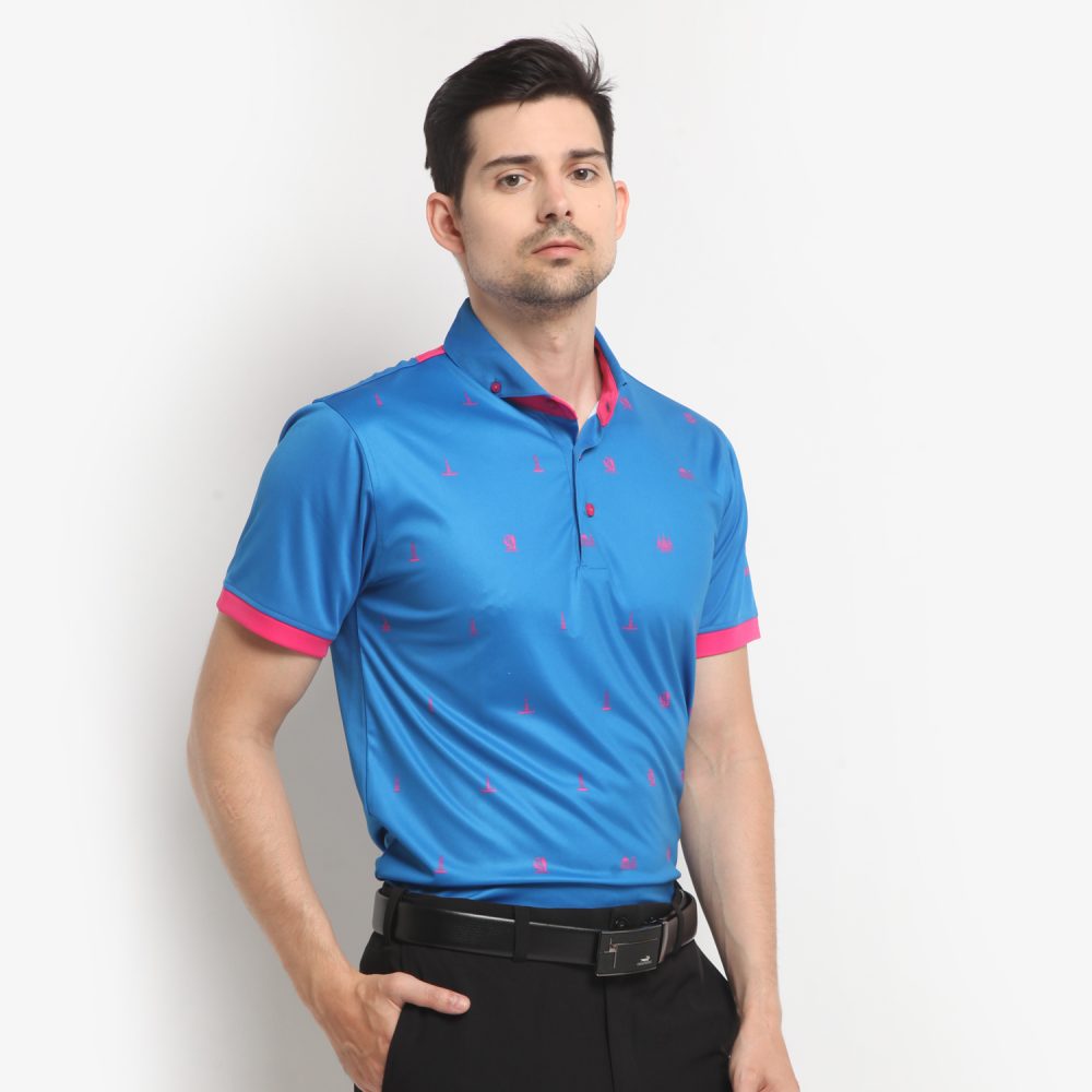 GARUDA POLO (M220200) HERBAL BLUE - Svingolf Apparel